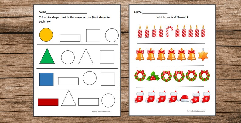 Christmas Preschool Worksheets Printable - Christmas Preschool ...