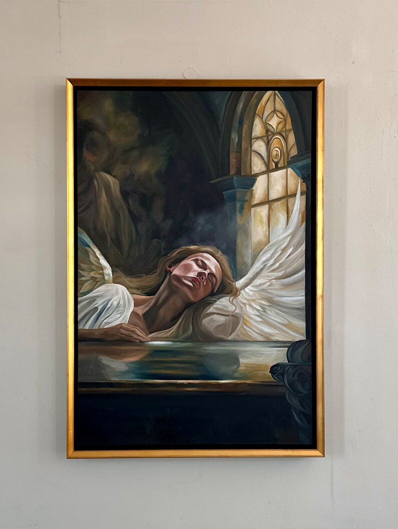Original Fine Art Oil Painting Renaissance Style Spiritual - Etsy