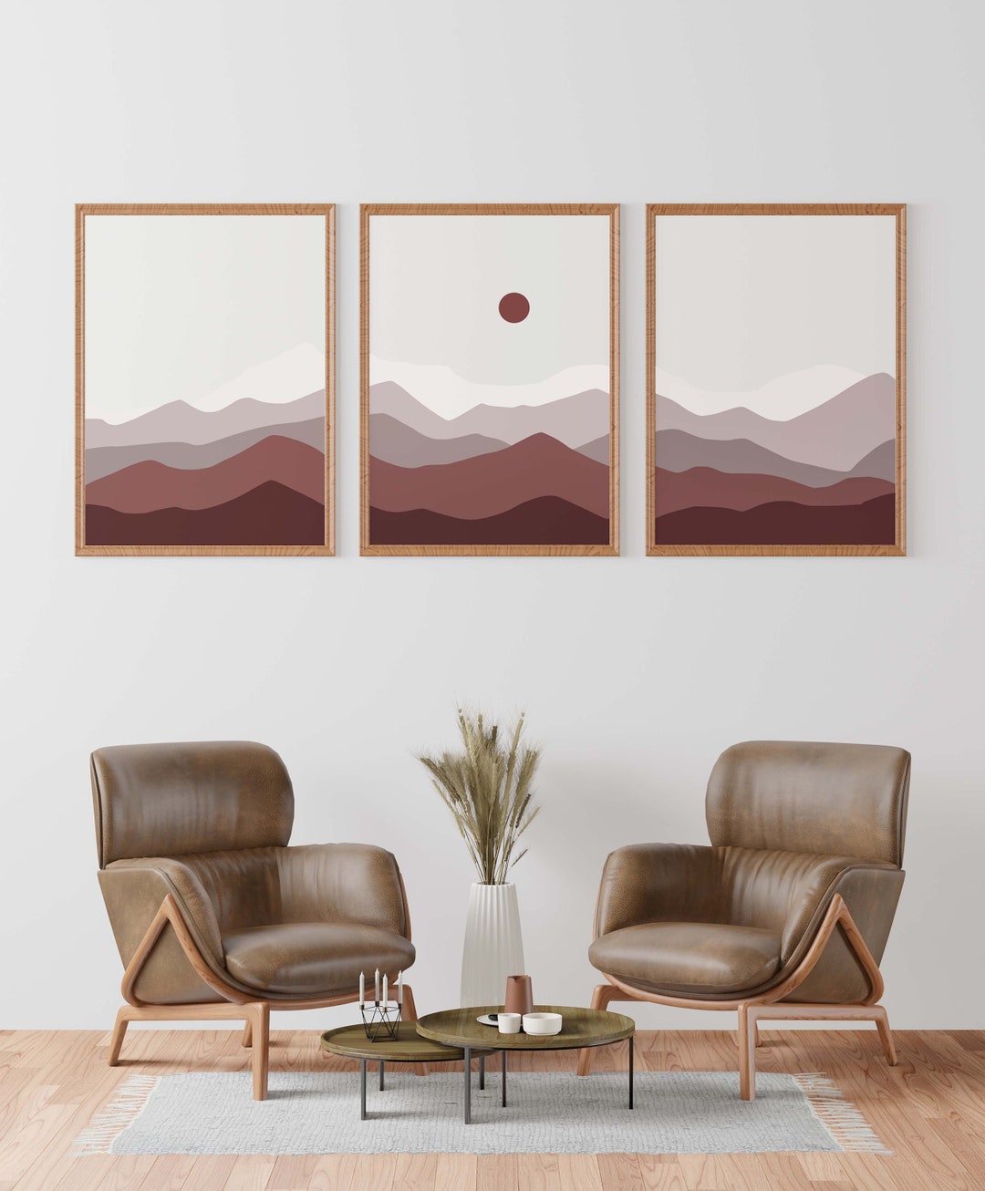Desert Wall Art, Sand Dunes Wall Art, Abstract Wall Art, Set of 3 - Etsy