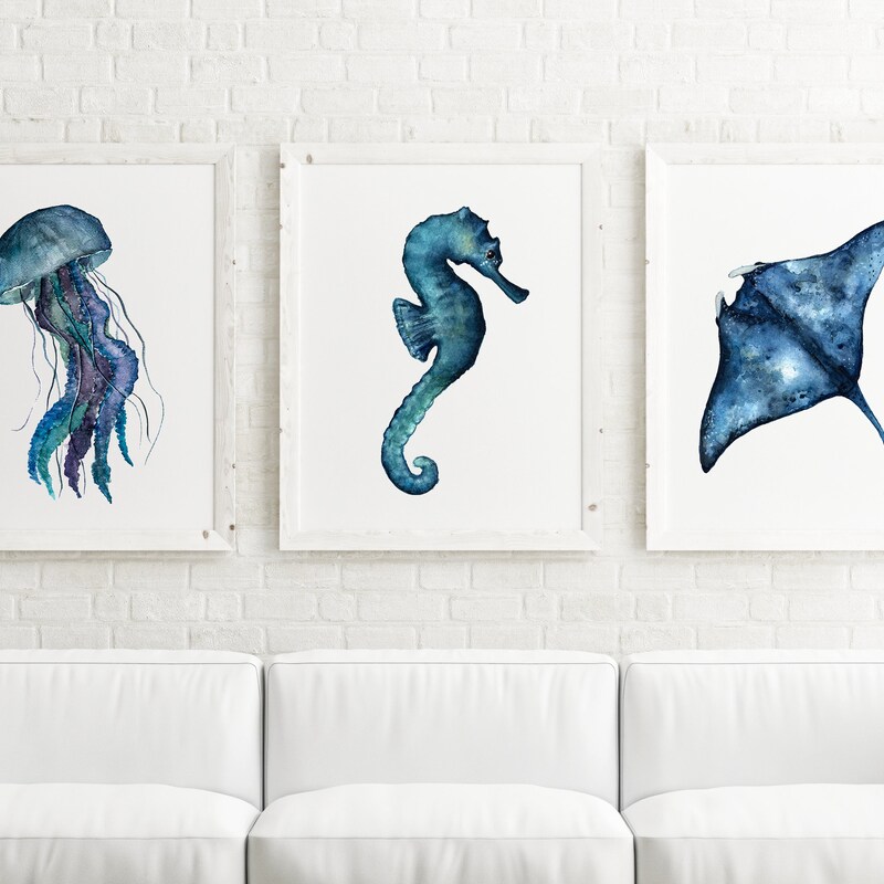 Ocean Animal Art - Etsy