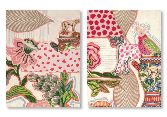 Original Collage Painting Canvas Art Painting - Etsy