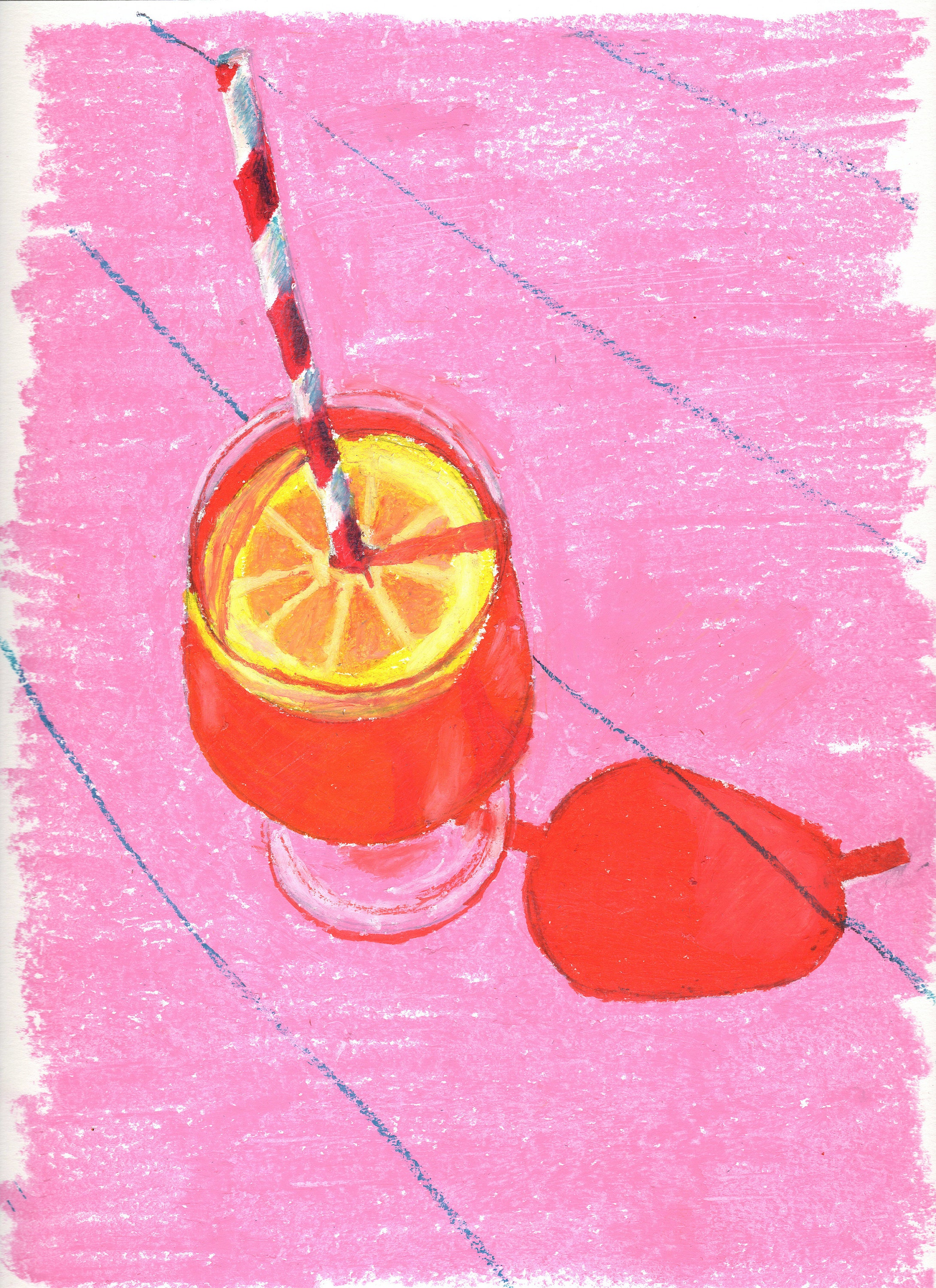 Pink Drink: Art Print - Etsy