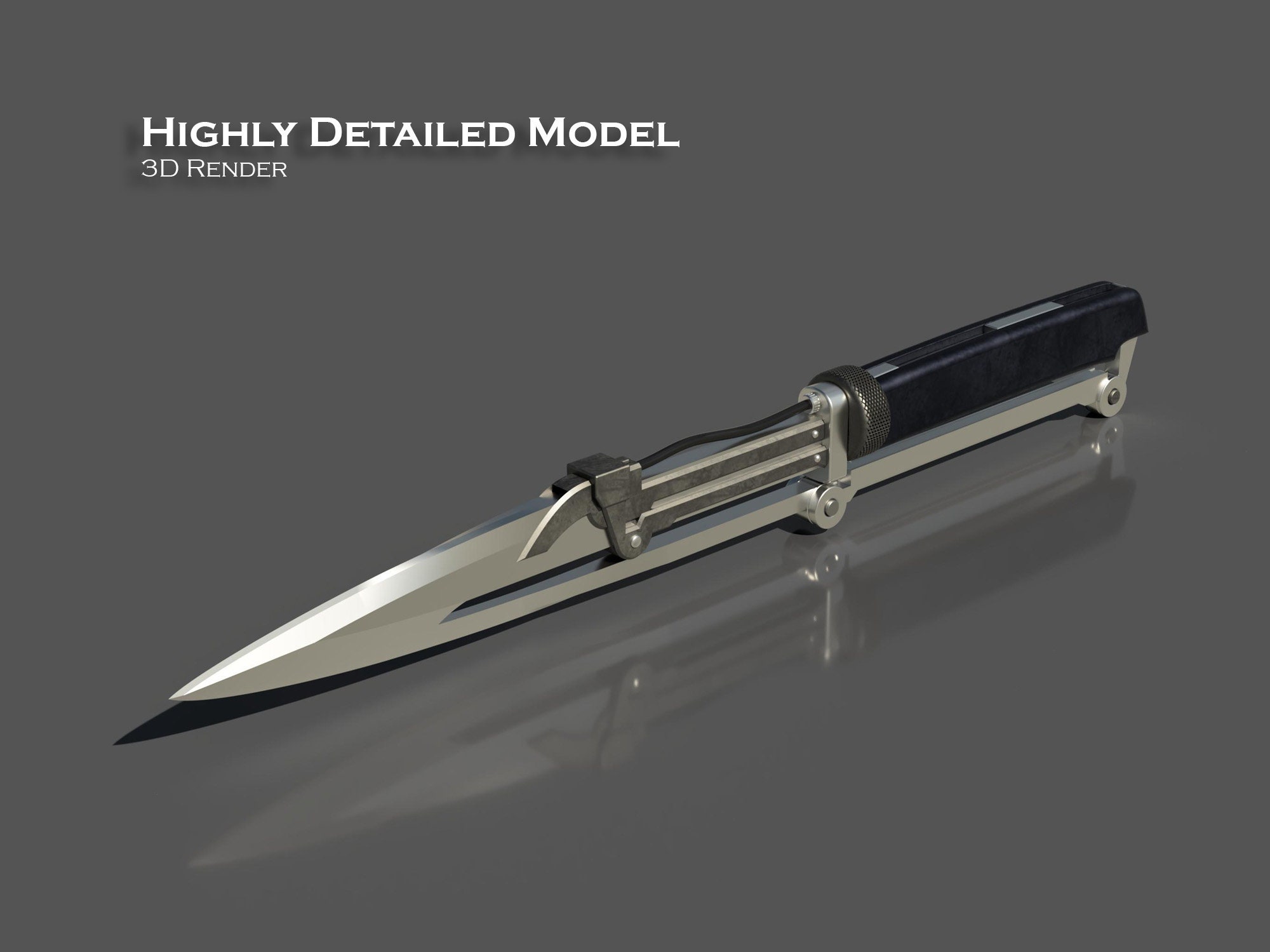 Mandalorian Inspired Vibroblade STL 3D Model for 3D Printing and ...