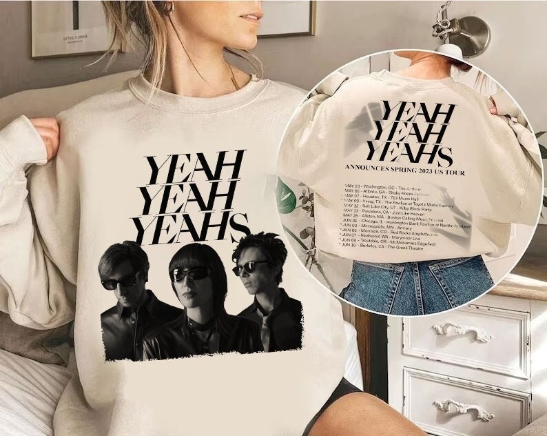Yeah Yeah Yeahs Band Announces Spring 2023 US Tour Shirt sold by Charu ...