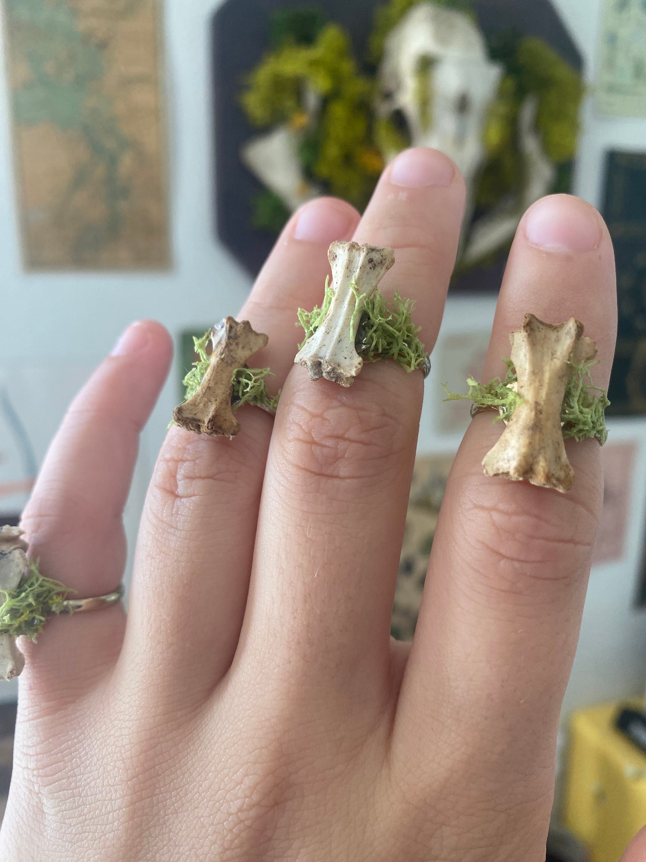 Digit Bone Knuckle/pinkie Ring adjustable - Etsy