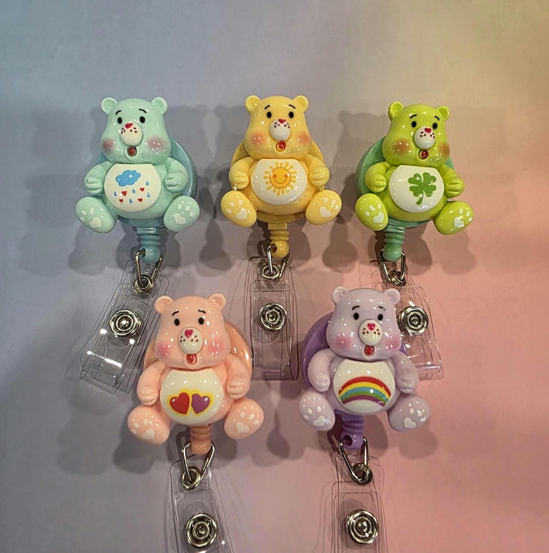 Care Bear Charm Badge Reel - Etsy