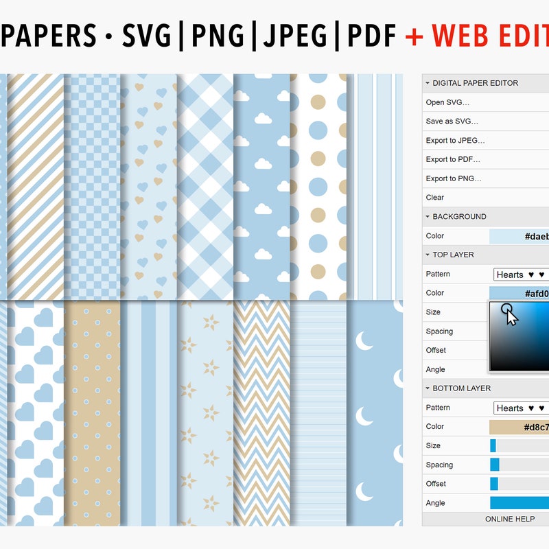 Printable Baby Boy Papers - Etsy