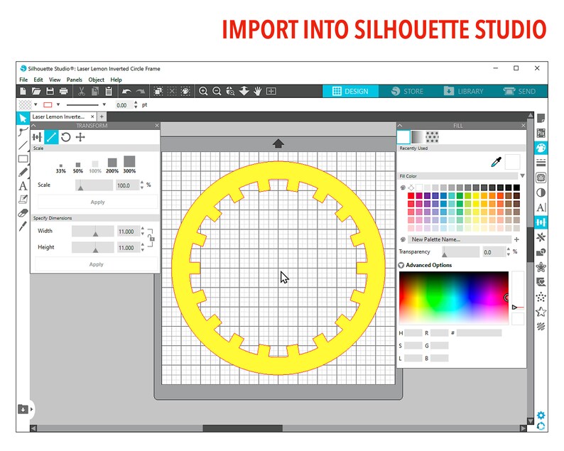 Editable Inverted Circle Frames SVG Bundle in Light Rainbow Colors ...