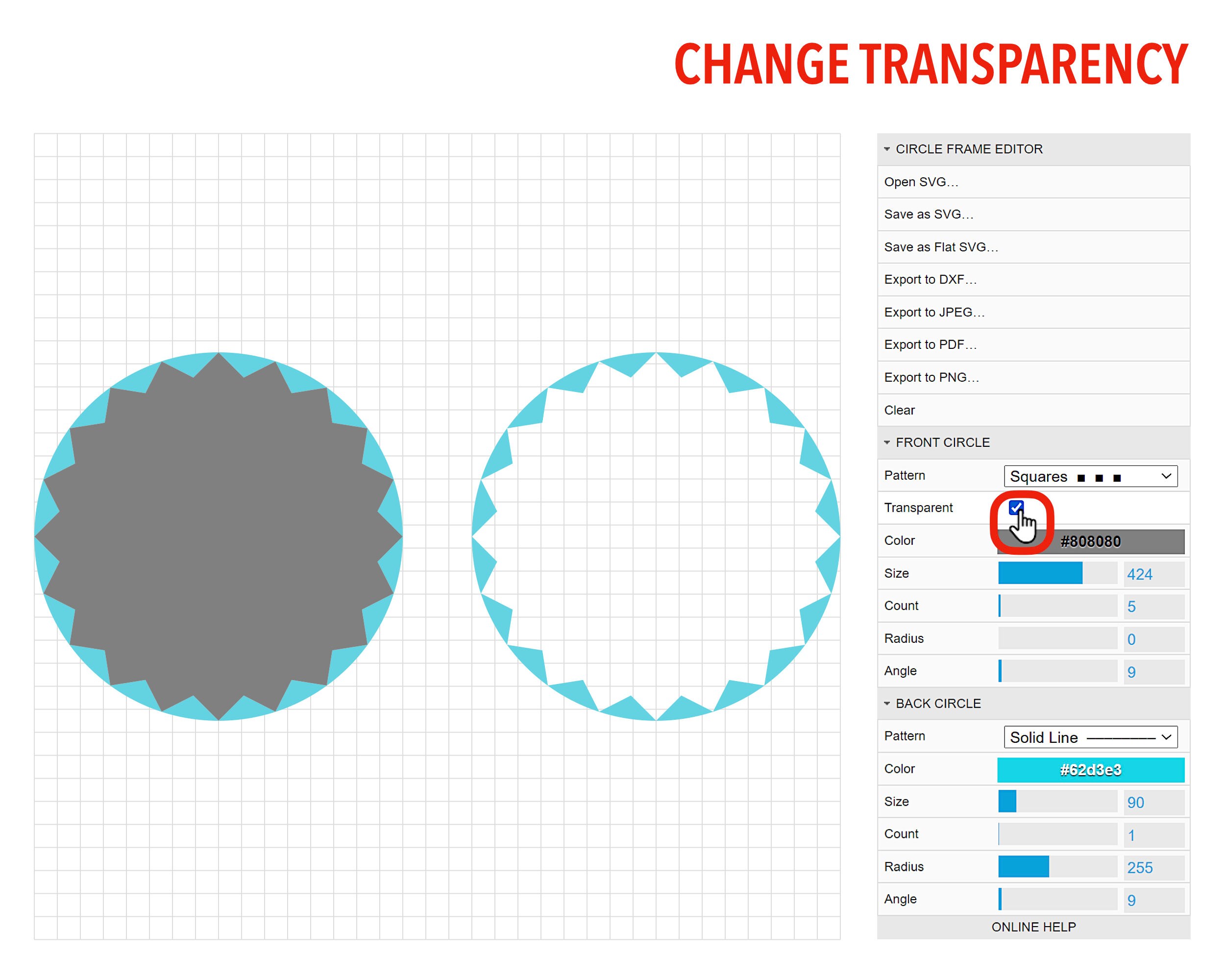 Editable Inverted Circle Frames SVG Bundle in Light Rainbow Colors ...