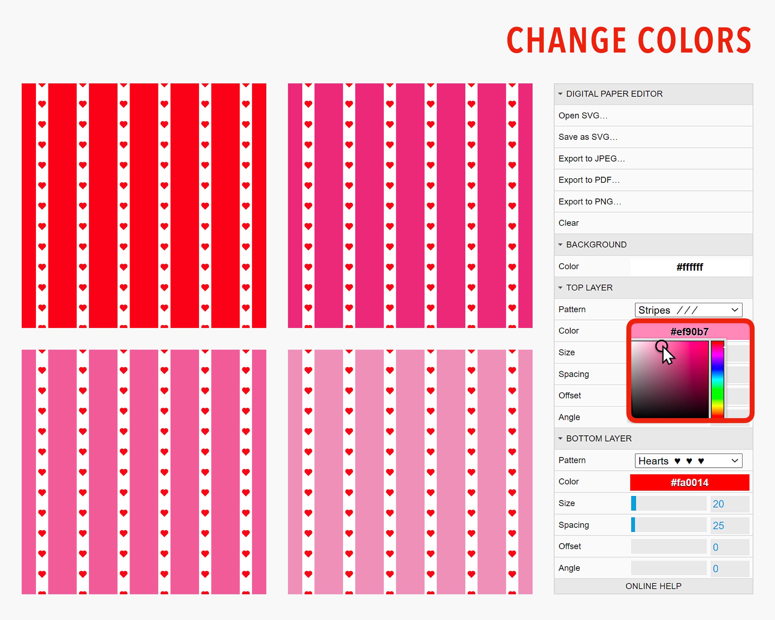 Editable Valentine Digital Papers: Customizable Romantic Backgrounds ...