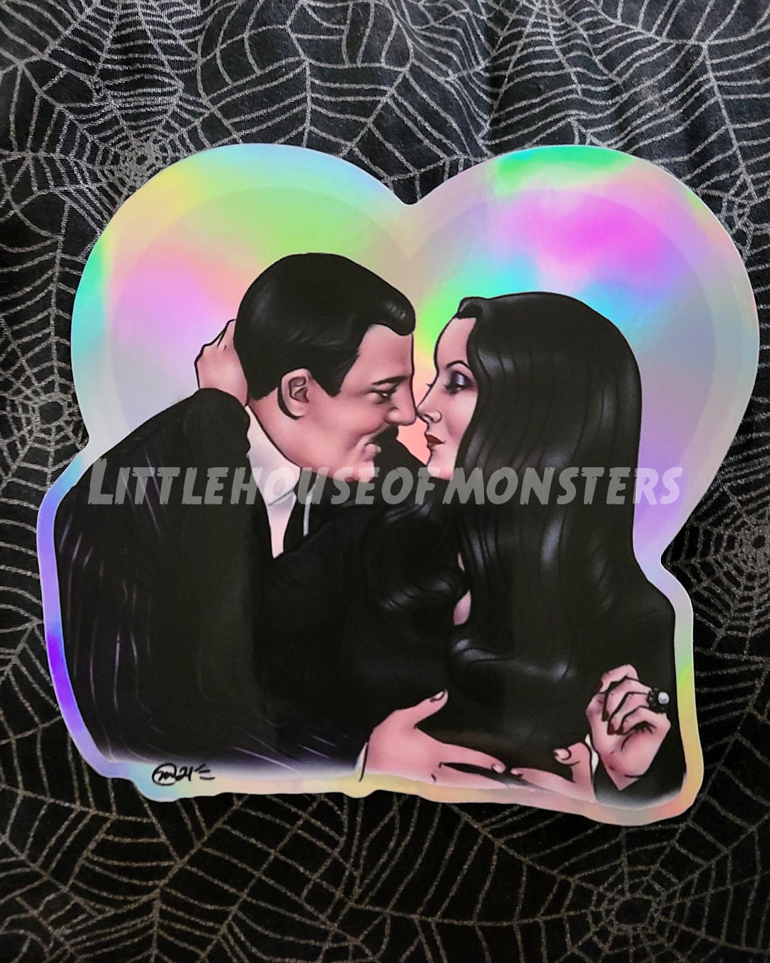 Addams Family TV Series Holographic Sticker - Etsy