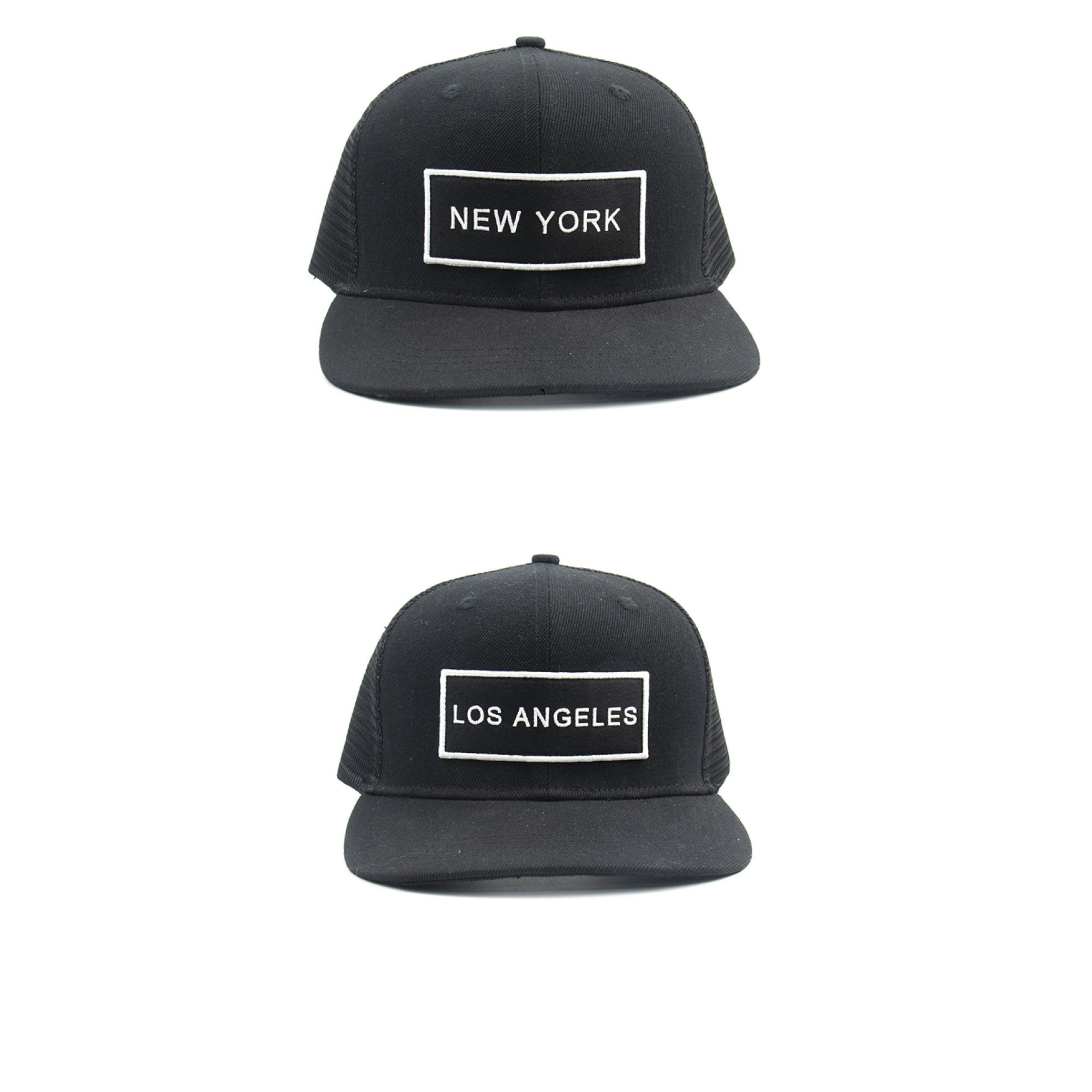 Custom New York/los Angeles Trucker Hat Cap Snap Back - Etsy