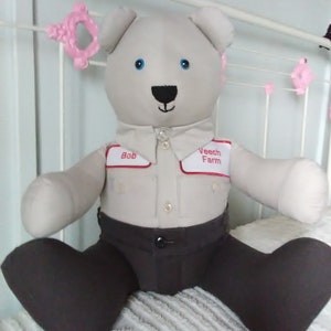 Bears,memory Bear, Keepsake Bear, Bear Made From Clothing, Teddy Bear ...
