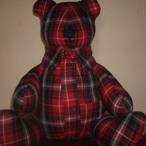 Bears,memory Bear, Keepsake Bear, Bear Made From Clothing, Teddy Bear ...