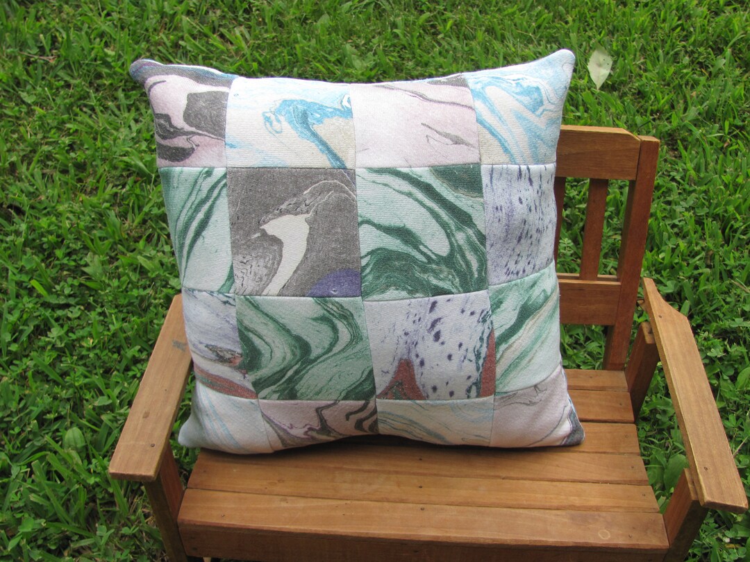 Patchwork Memory Pillow - Etsy