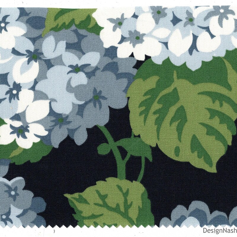 Hydrangea Fabric - Etsy