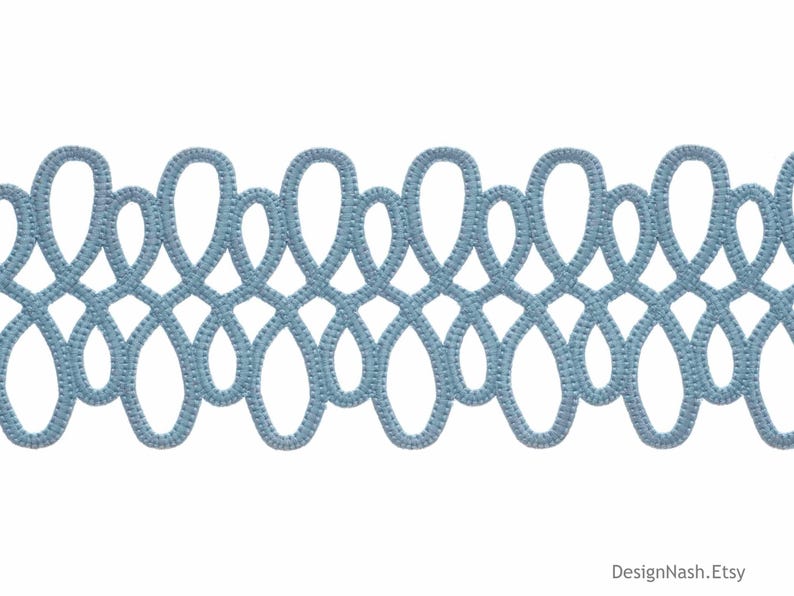 5" Alleyoop Braid Trim Sky Blue - Etsy