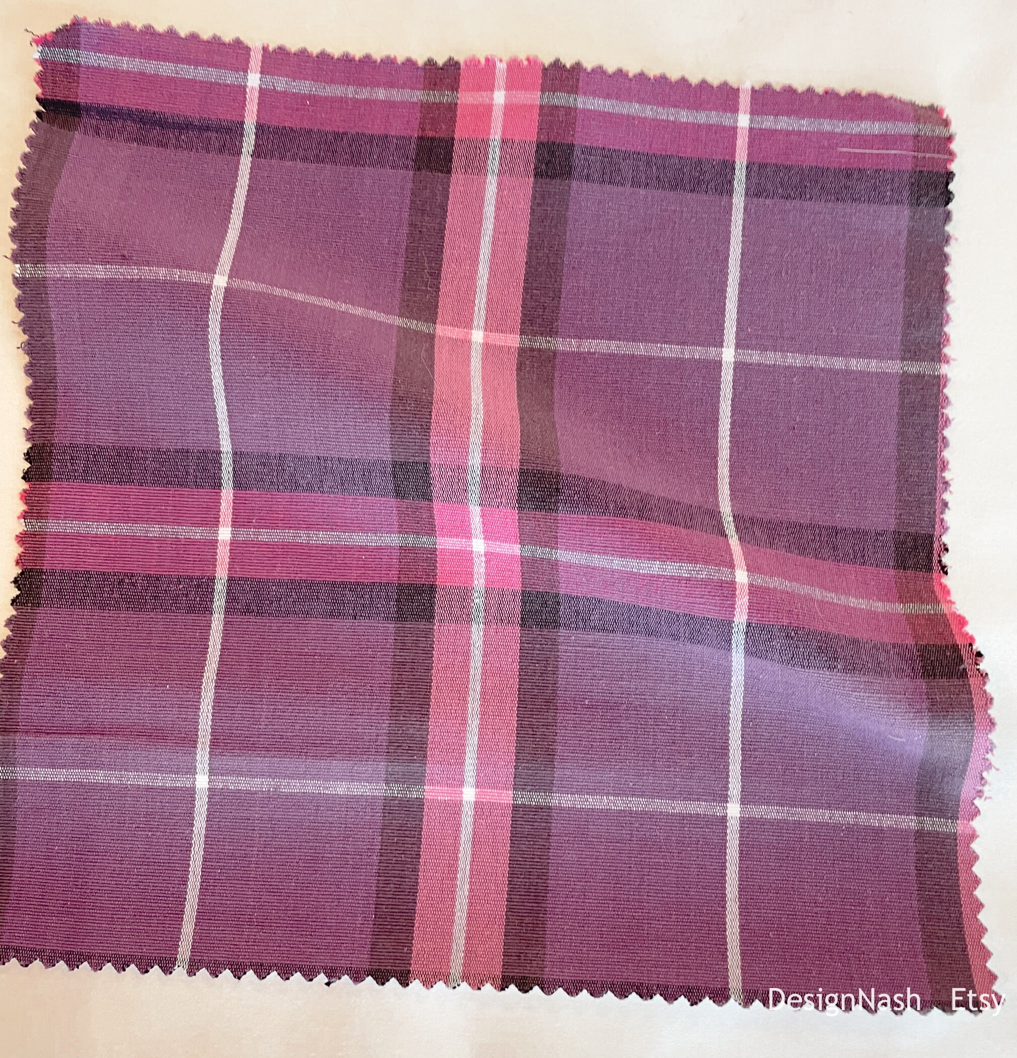 Juliana Plaid Purple and Pink Fabric for Home Decorating and Upholstery ...