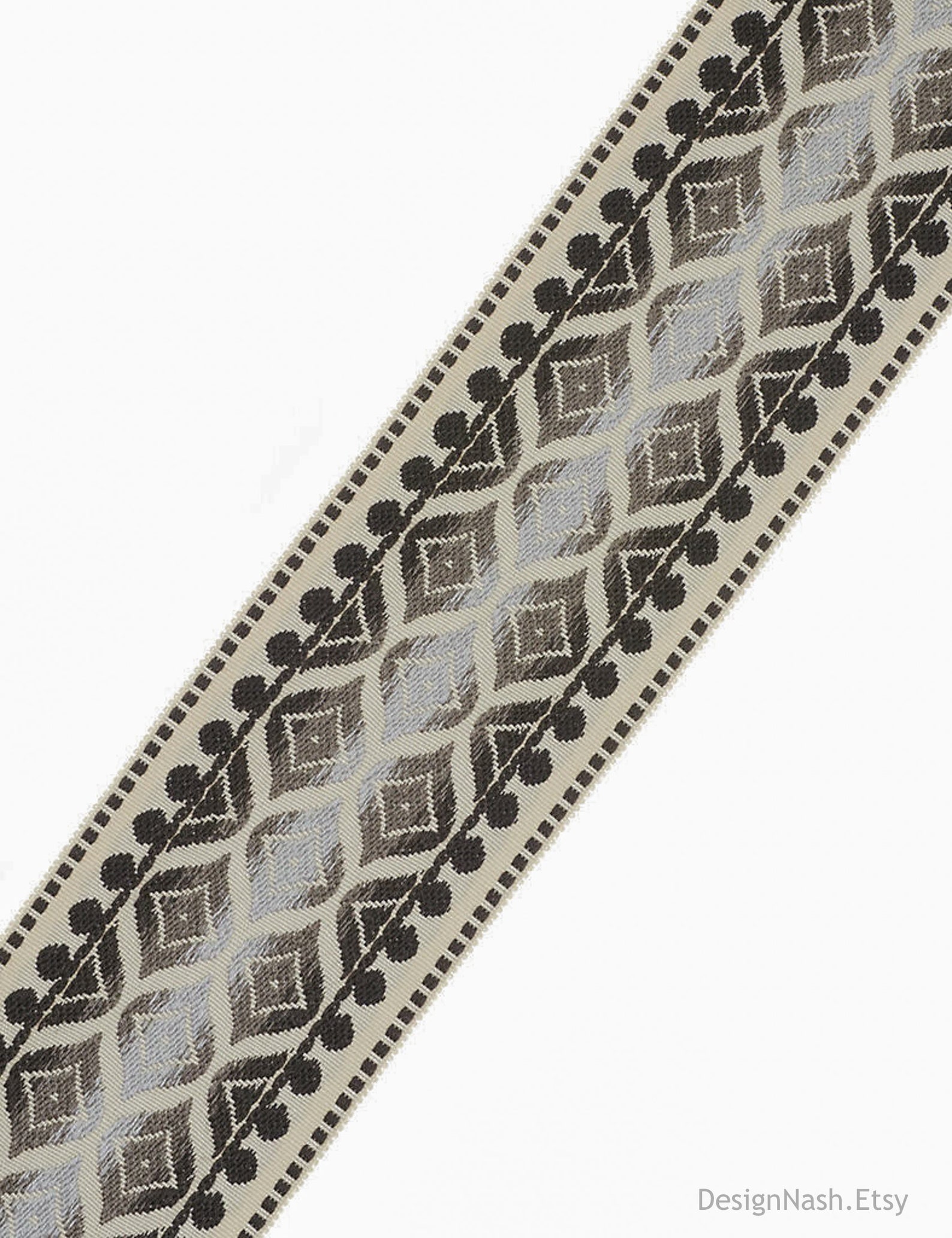 3.5" Sandoval Tape Trim Soft Black - Etsy