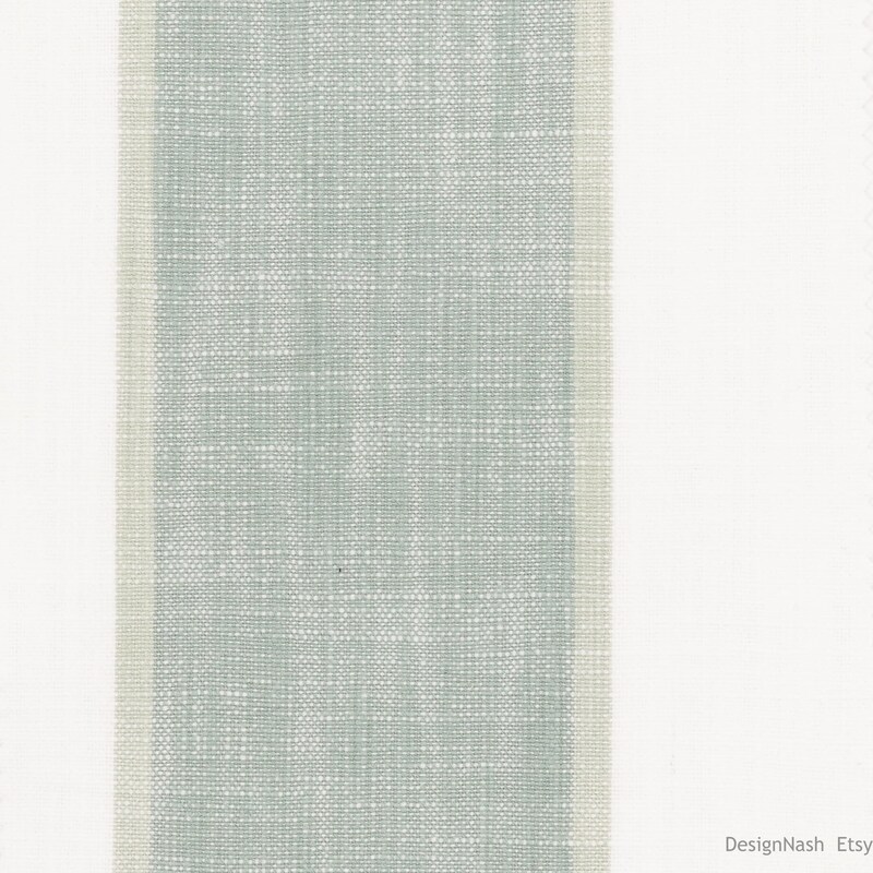 Aqua Striped Fabric - Etsy