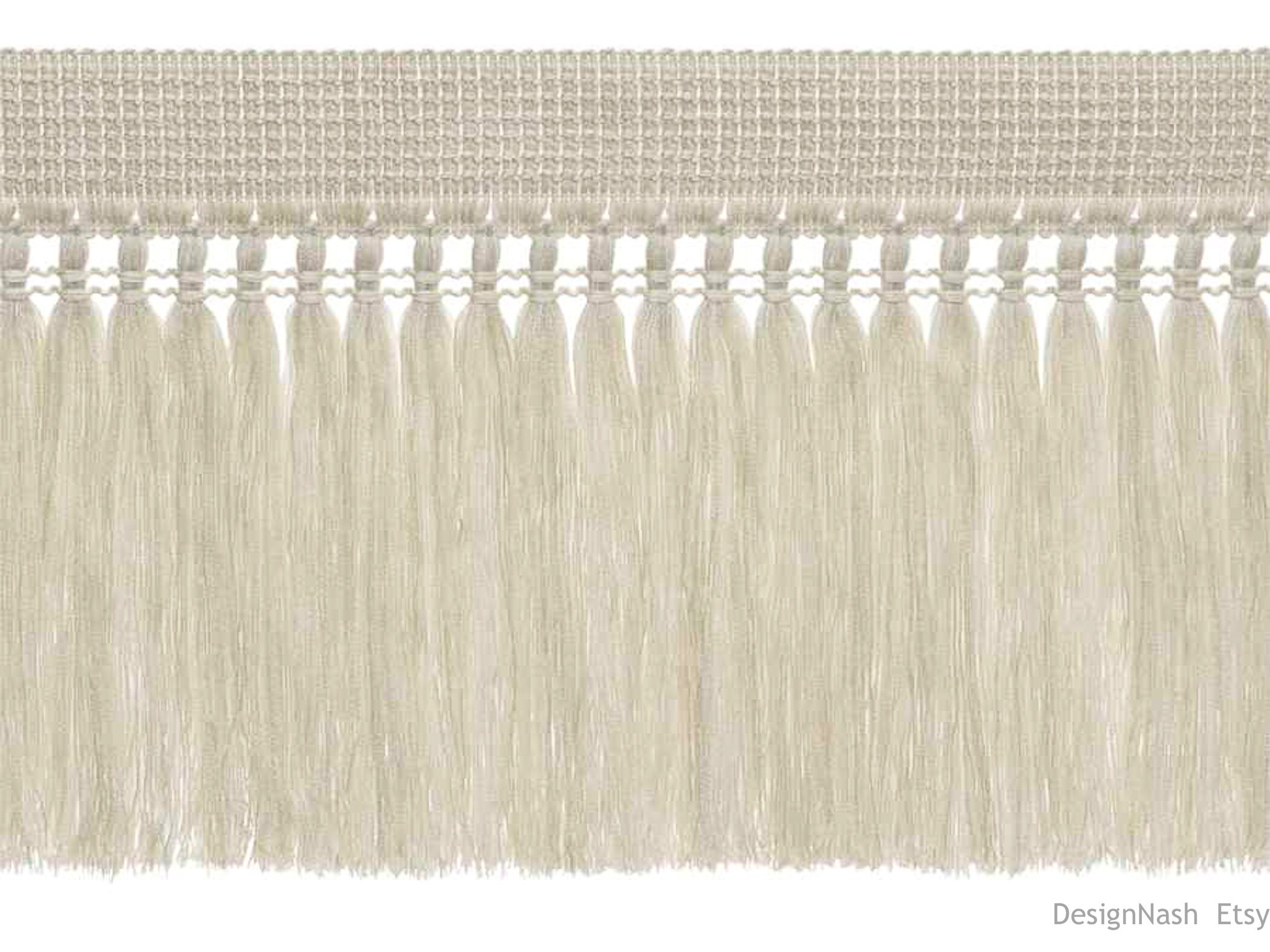 8 Cassidy Skirt Fringe Trim Light Flax - Etsy