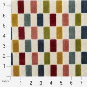 Inspired by Mondrian Cut Velvet Fabric for Upholstery and Home ...