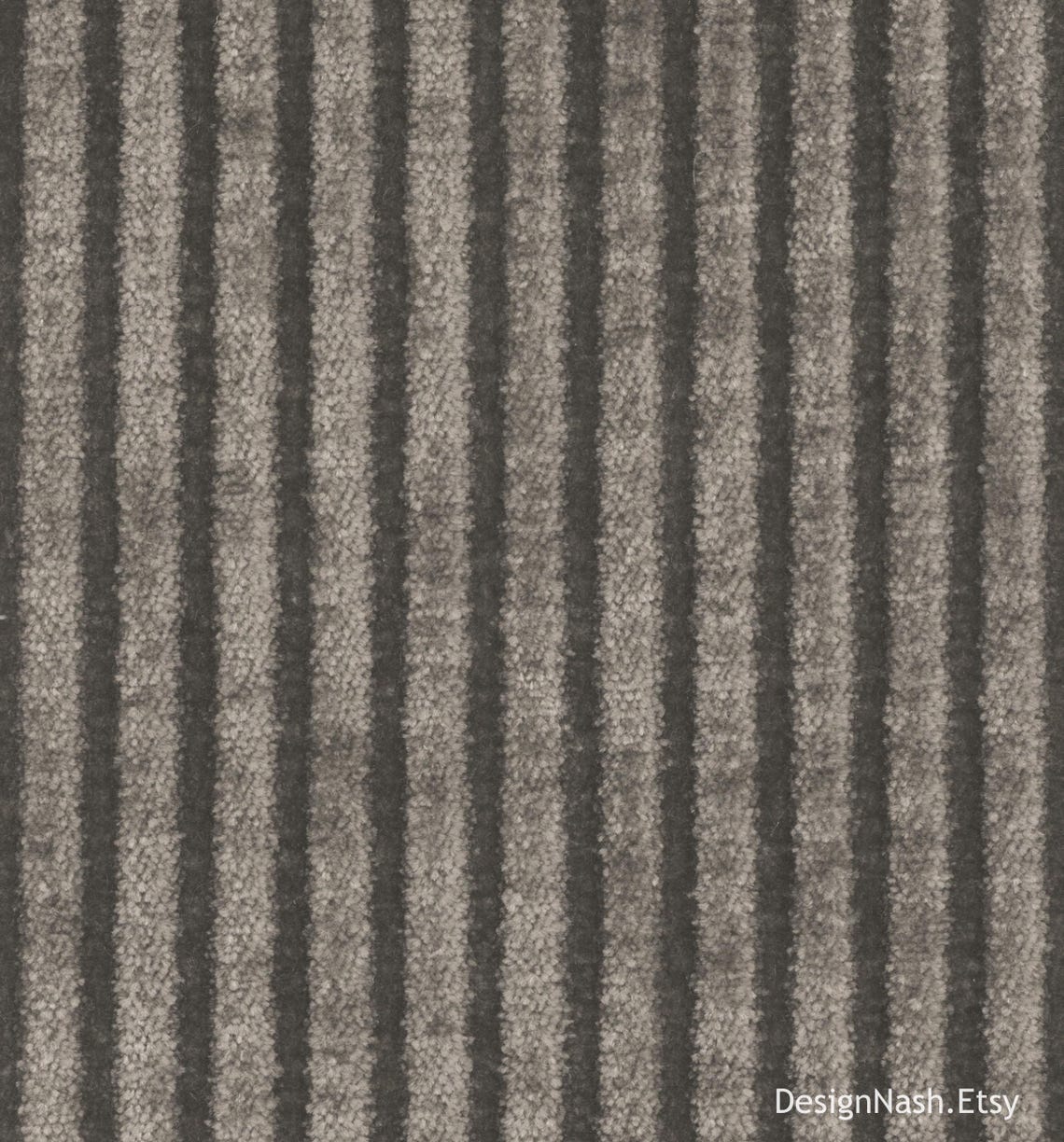 Comfort Rib Performance Chenille Stone Grey Fabric for Upholstery and ...