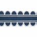 3.5" Paddington Scalloped Tape Sapphire Navy Blue - Etsy