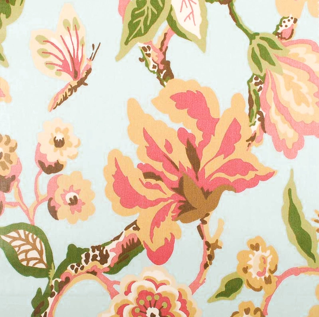 Cassandra's Garden Fine Cotton Print Fabric for Home Decorating - Etsy