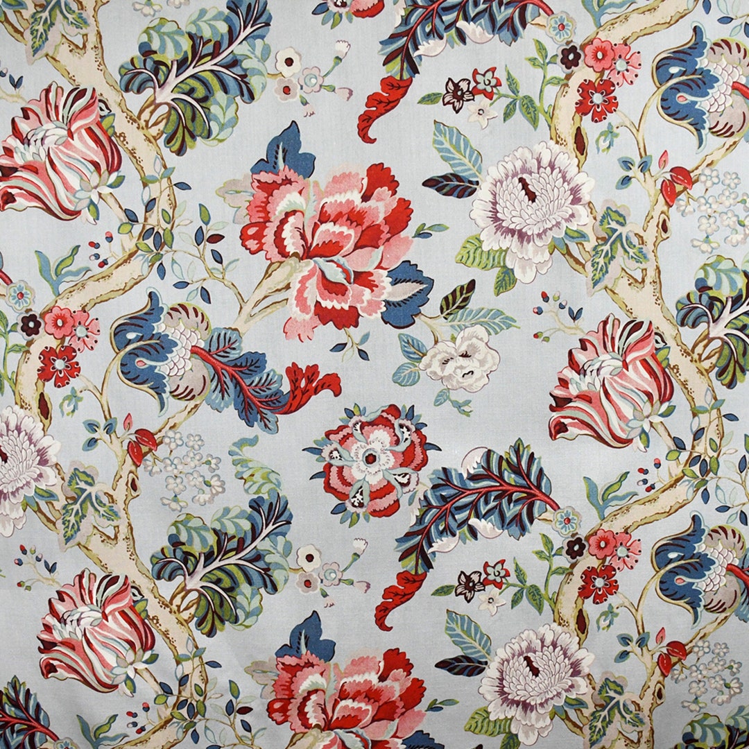 Picardy Garden Printed Fabric for Home Decorating - Etsy