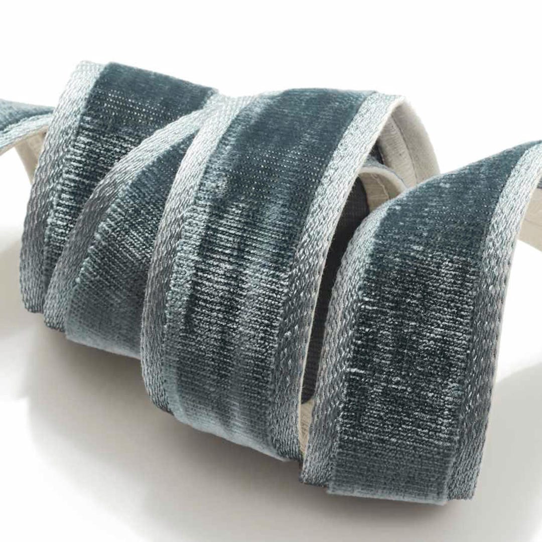 1.5" Enchanting Velvet Atlantic Blue Trim Tape - Etsy