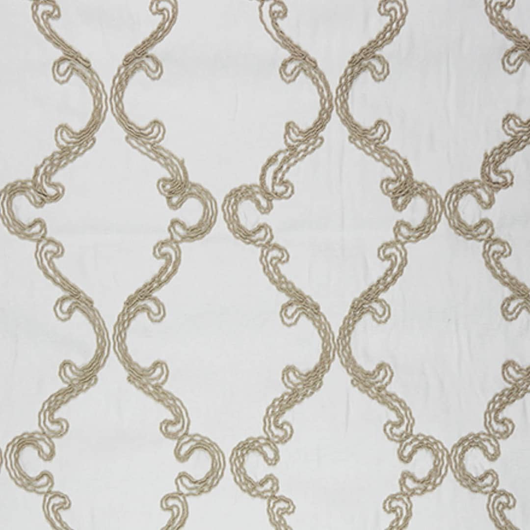 Charming Fretwork 3-30 Yards Embroidered Fabric - Etsy