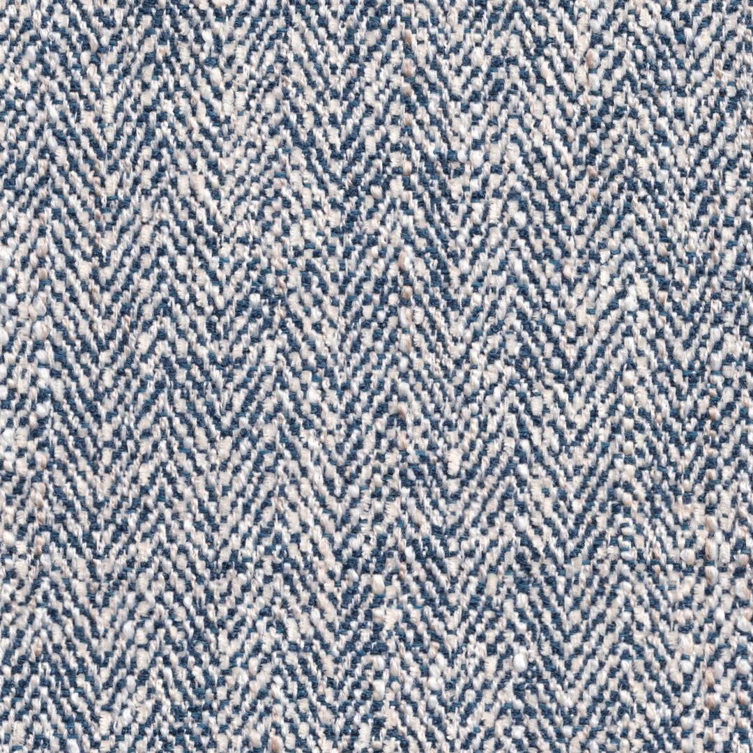 Fenway Rustic Herringbone Bay Blue Washable Fabric for Upholstery and ...