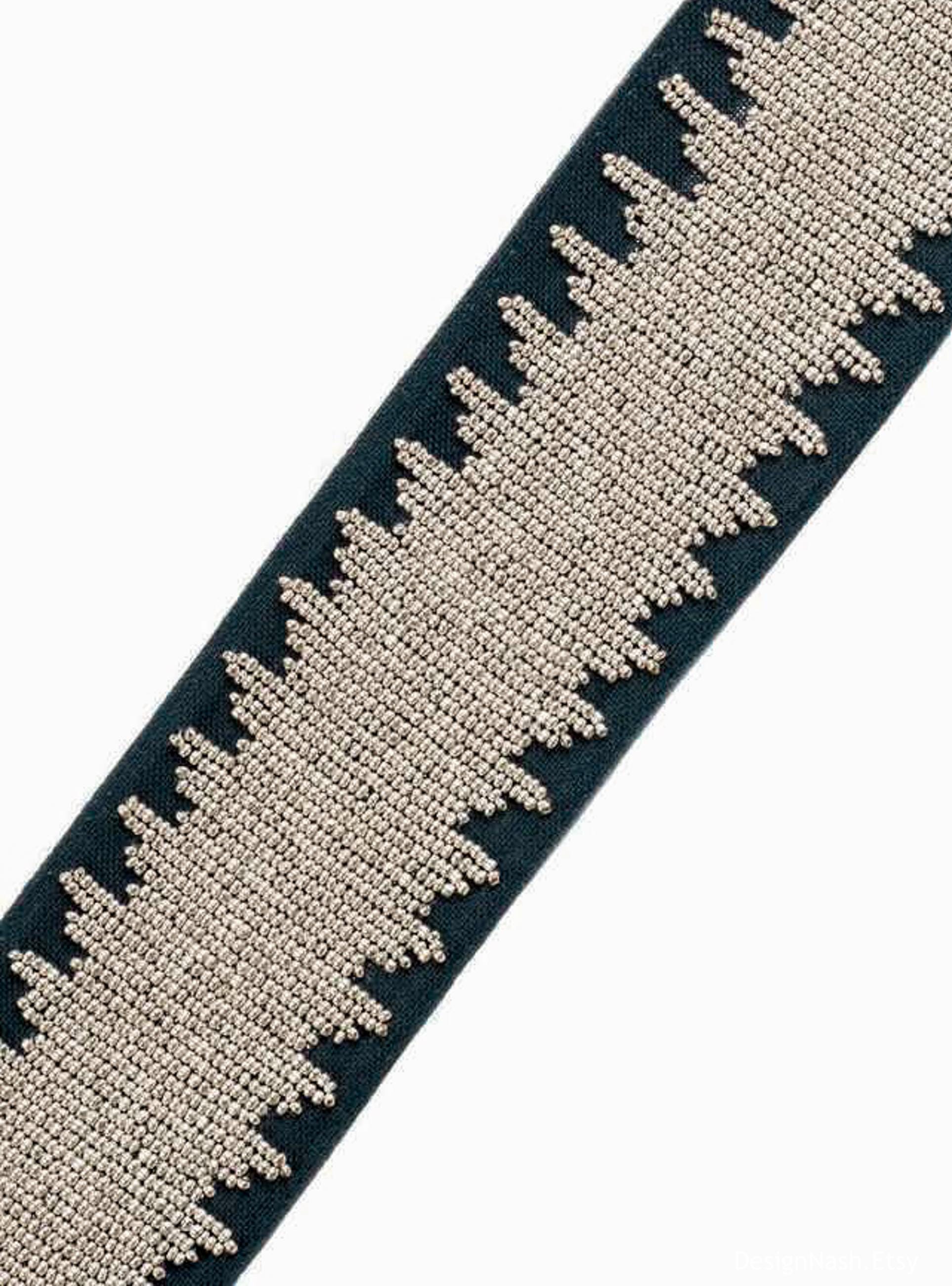 2.25" Razzmatazz Beaded Tape Trim - Etsy