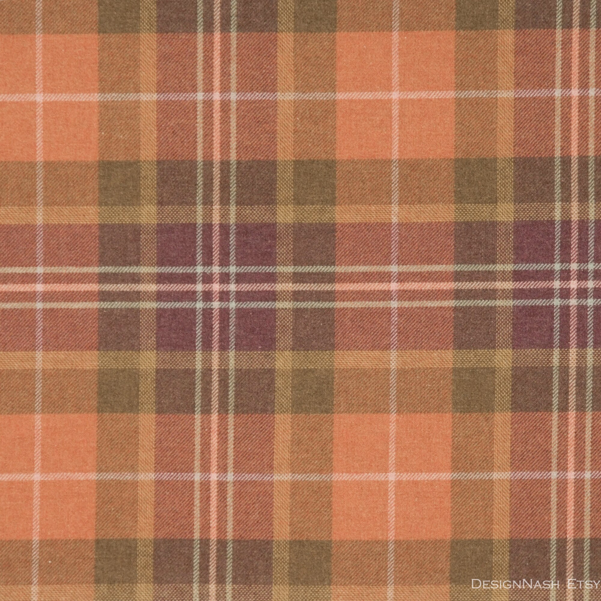 Maple Acres Plaid Fabric 2 35 Yards for Home Decorating - Etsy