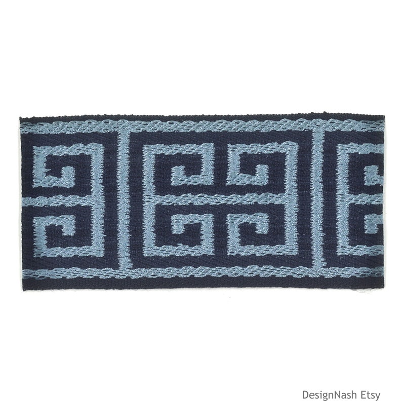 Blue Greek Key - Etsy