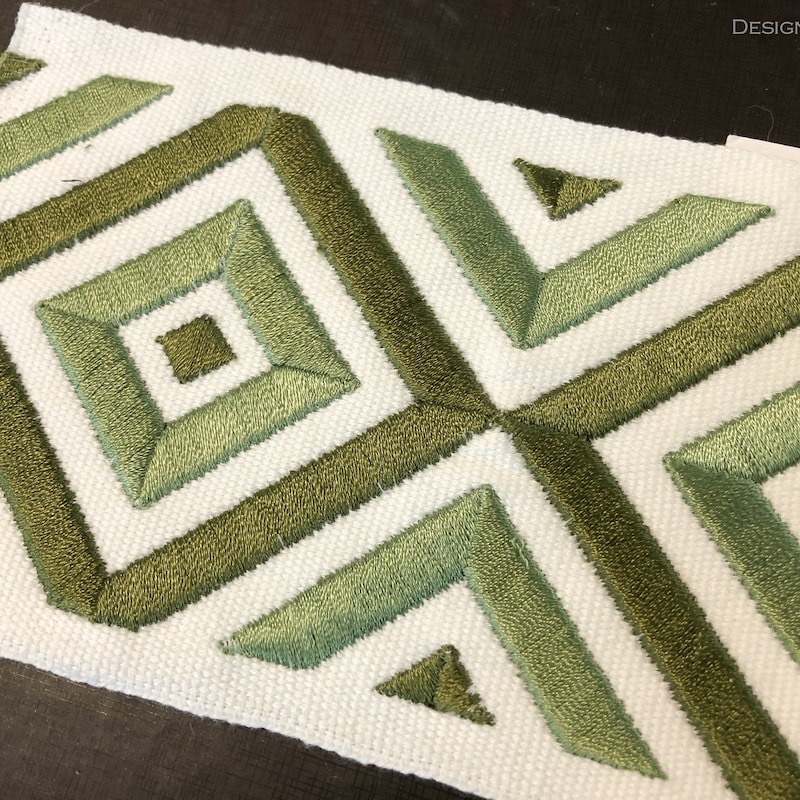 Green Fabric Trim - Etsy