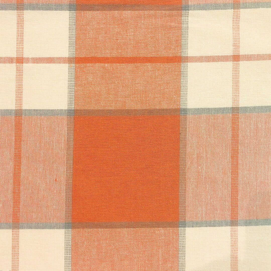Persimmon Tastemaker's Plaid Fabric for Home Decorating and Upholstery ...