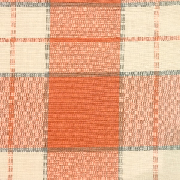 Orange Plaid Fabric - Etsy