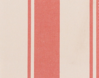 Coral Stripes Minimal Fabric Coral Stripes by Juliaschumacher Coral ...