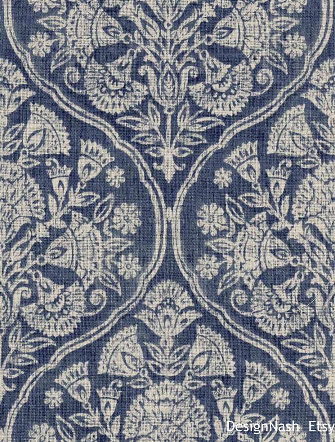 Hartfield Trellis Linen Blend Fabric for Home Decorating - Etsy