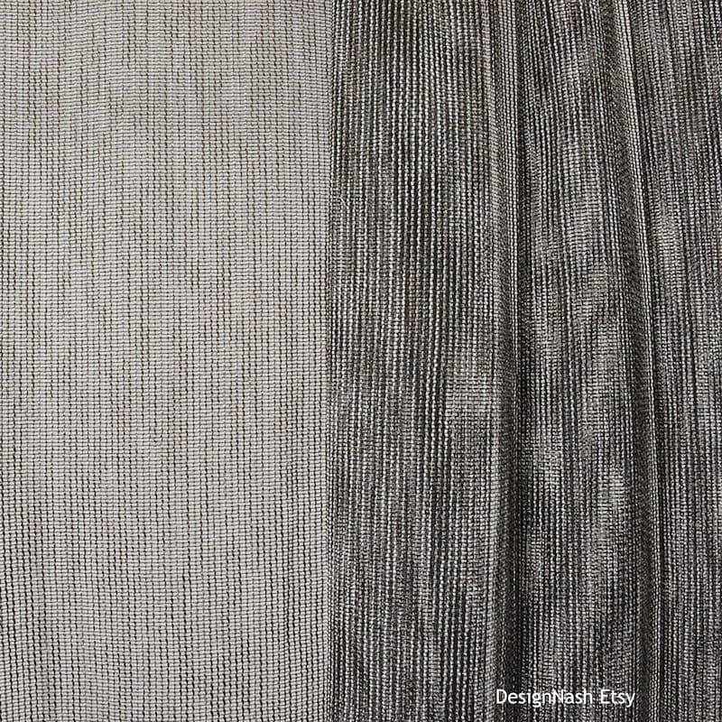 Grey Sheer Fabric - Etsy
