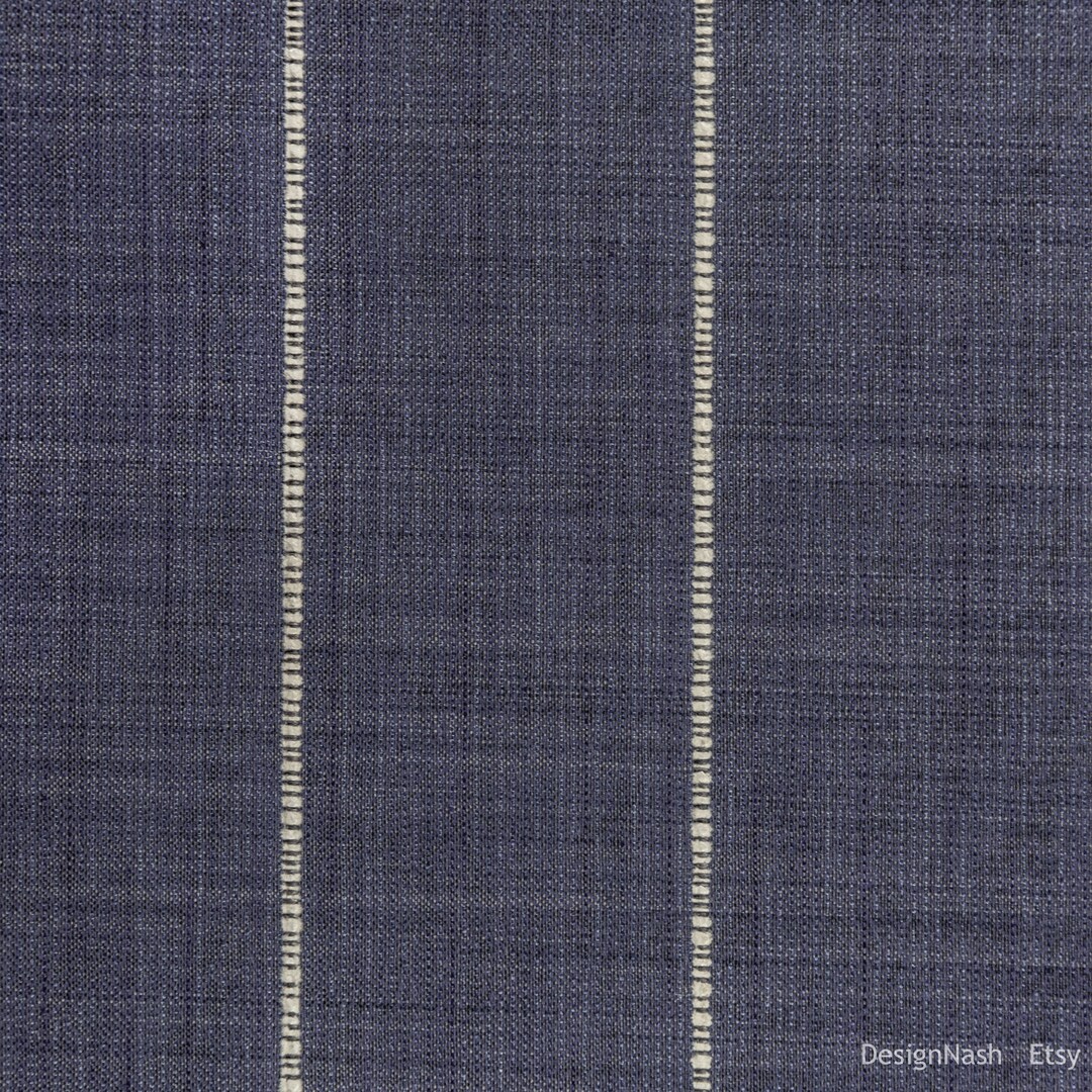 Crypton Performance Homestead Stripe Blue Crypton Fabric for Upholstery ...