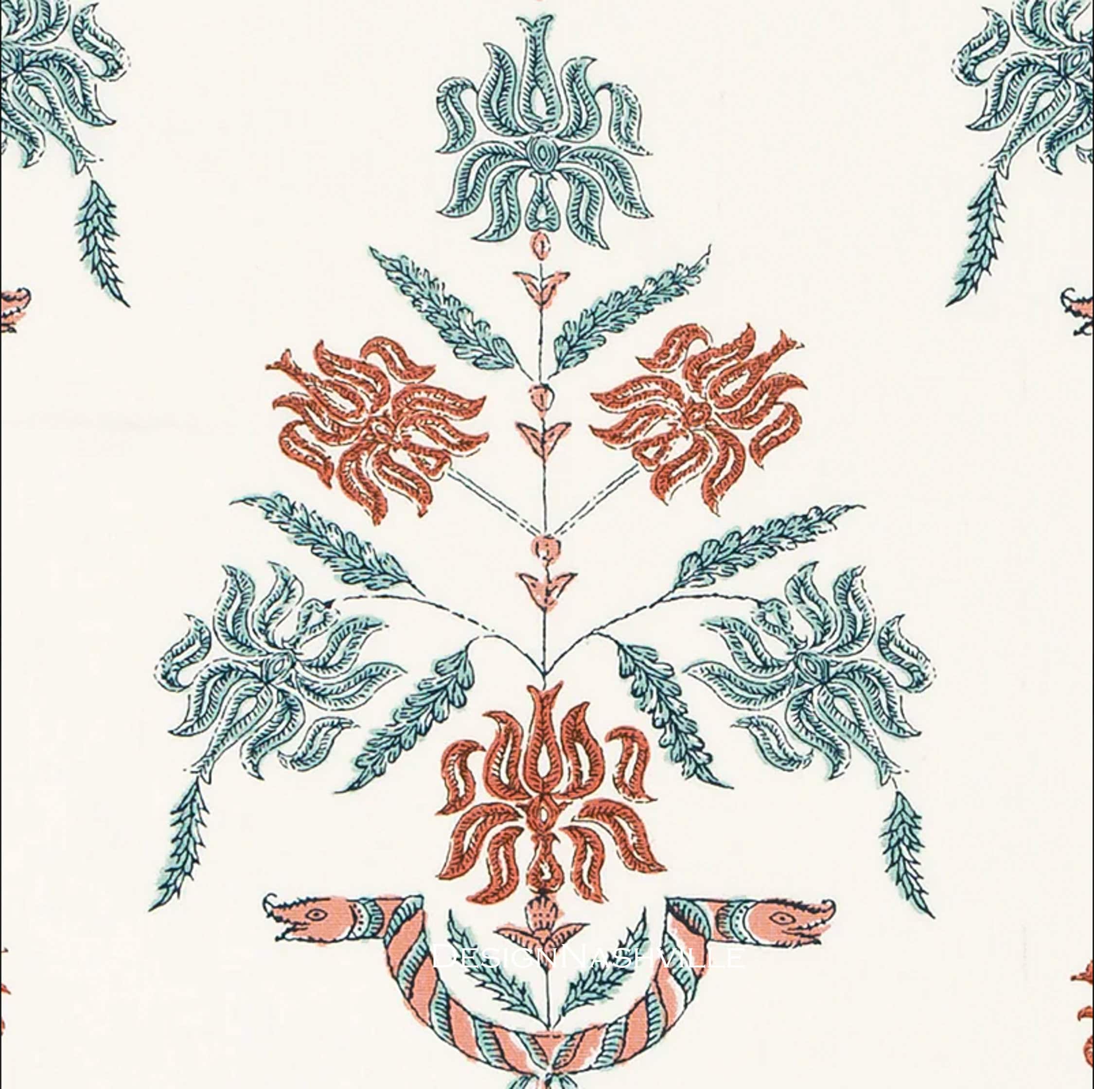 Viking Boat of Flowers Printed Fabric for Home Decorating - Etsy