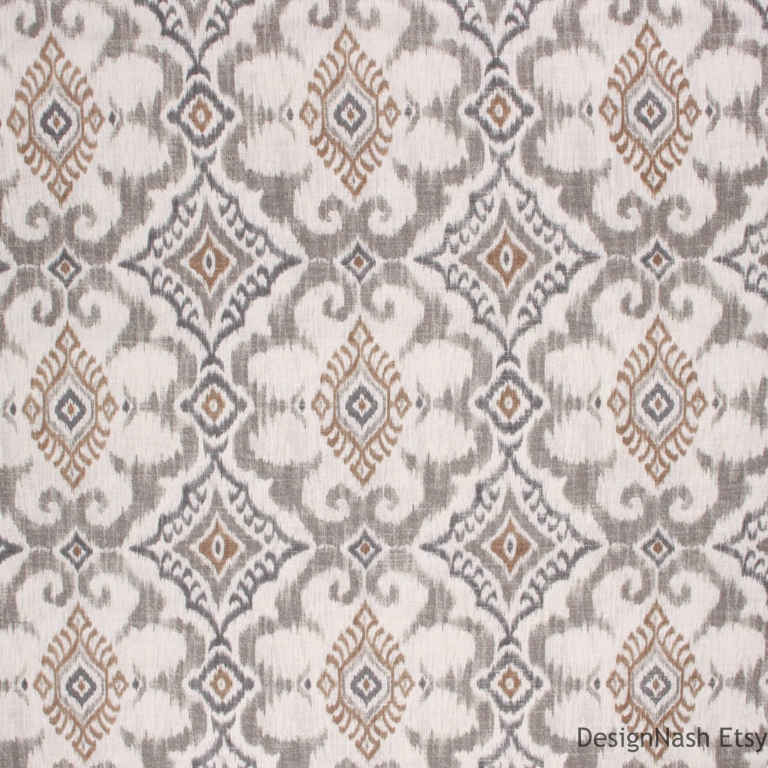 Stone's Gate Fretwork Printed Fabric for Home Decorating - Etsy