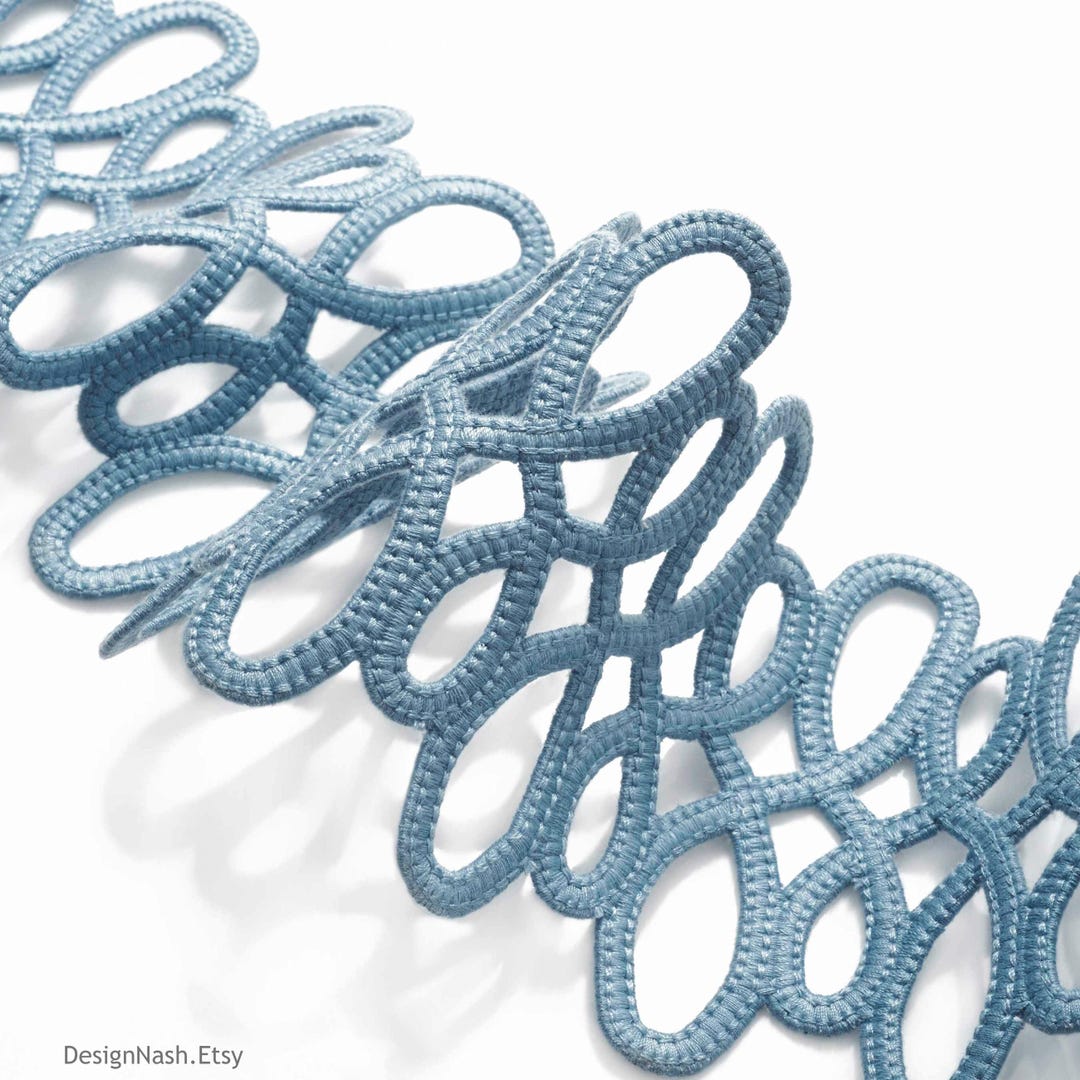 5" Alleyoop Braid Trim Sky Blue - Etsy