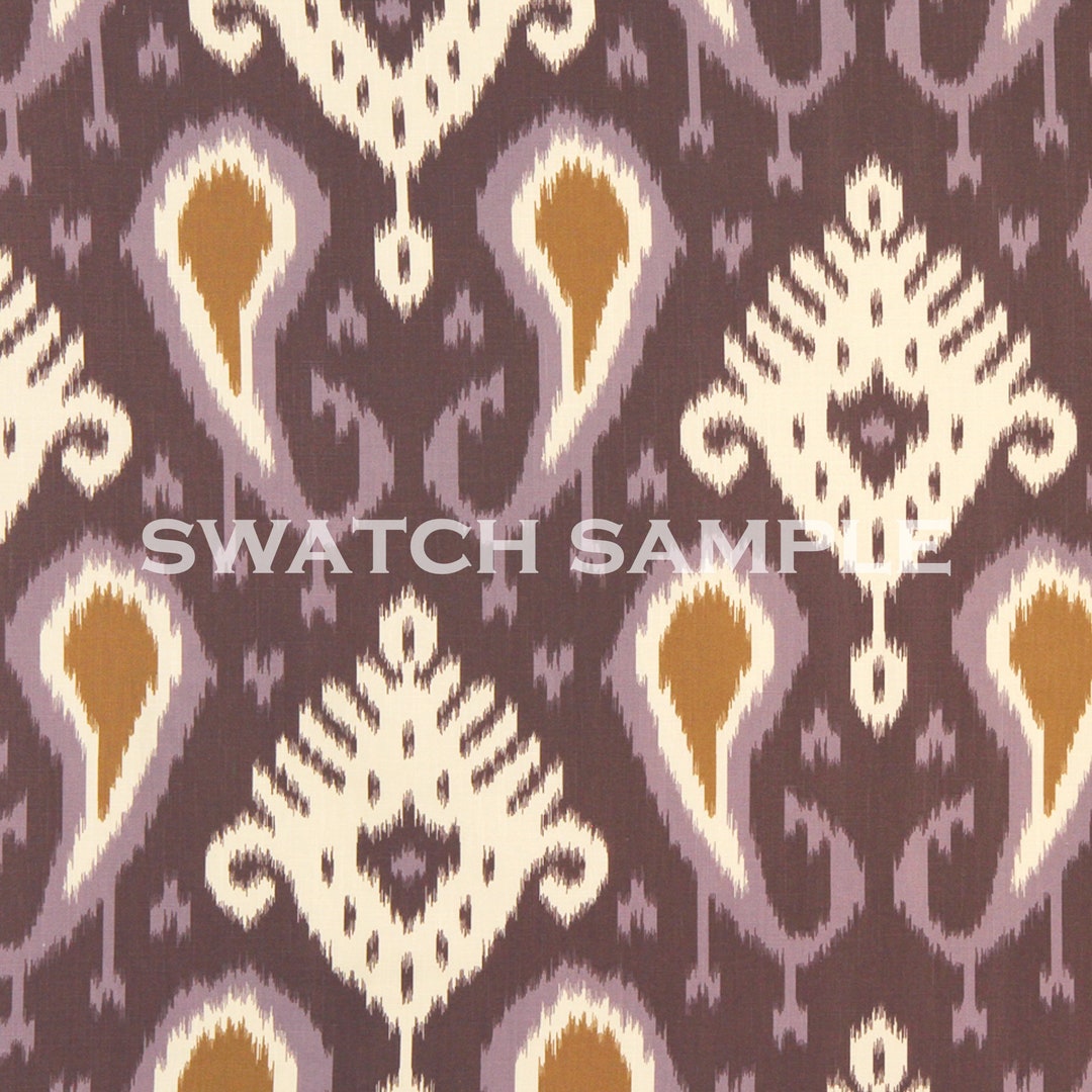 SWATCH Shafra Ikat Fabric Amethyst - Etsy