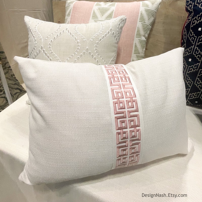 Greek Key Pillow - Etsy