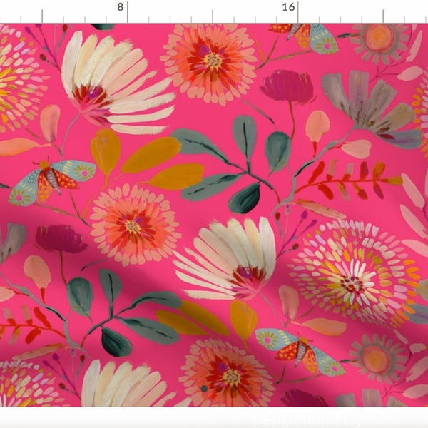 Vibrant Color Fabric - Etsy