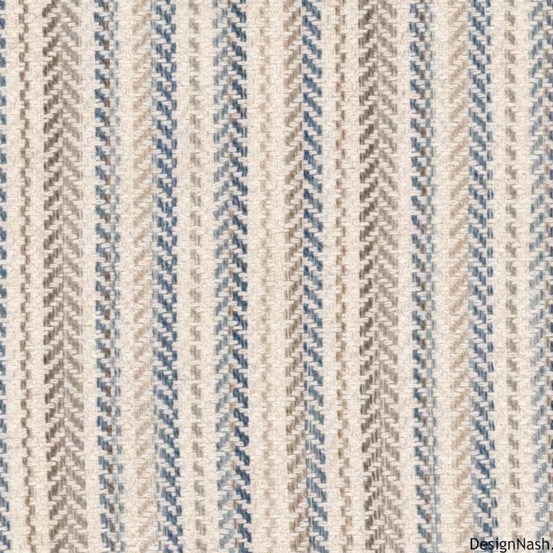 Blue Chevron Fabric - Etsy